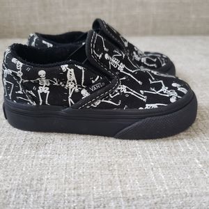 Vans | Shoes | Nwot Vans Skeleton Slips Ons | Poshmark